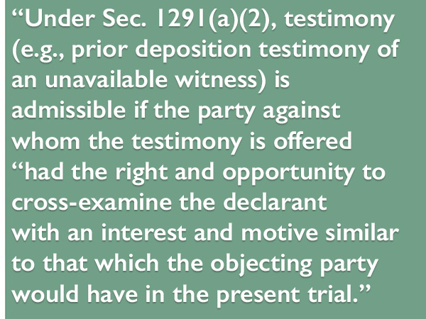 Discovery Depositions and Hearsay Evidence - Esquire Deposition Solutions