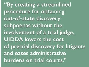 Interstate Deposition Act Nears Nationwide Approval